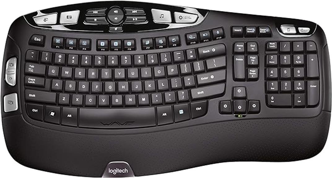 Logitech K350 Wave Keyboard Review: Comfort & Efficiency - MiniPCReviewer